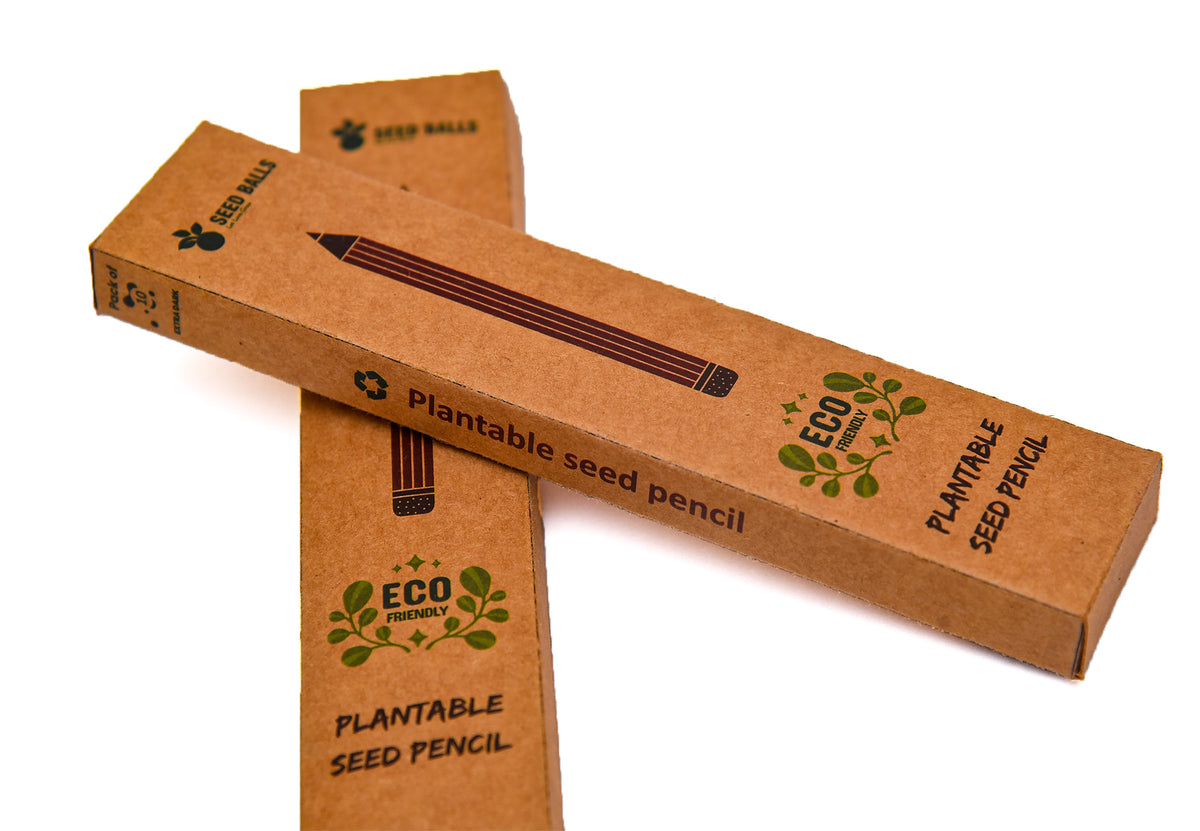 Eco-Friendly Seed Pencil | Plantable Biodegradable Pencils with Seeds – seedballs