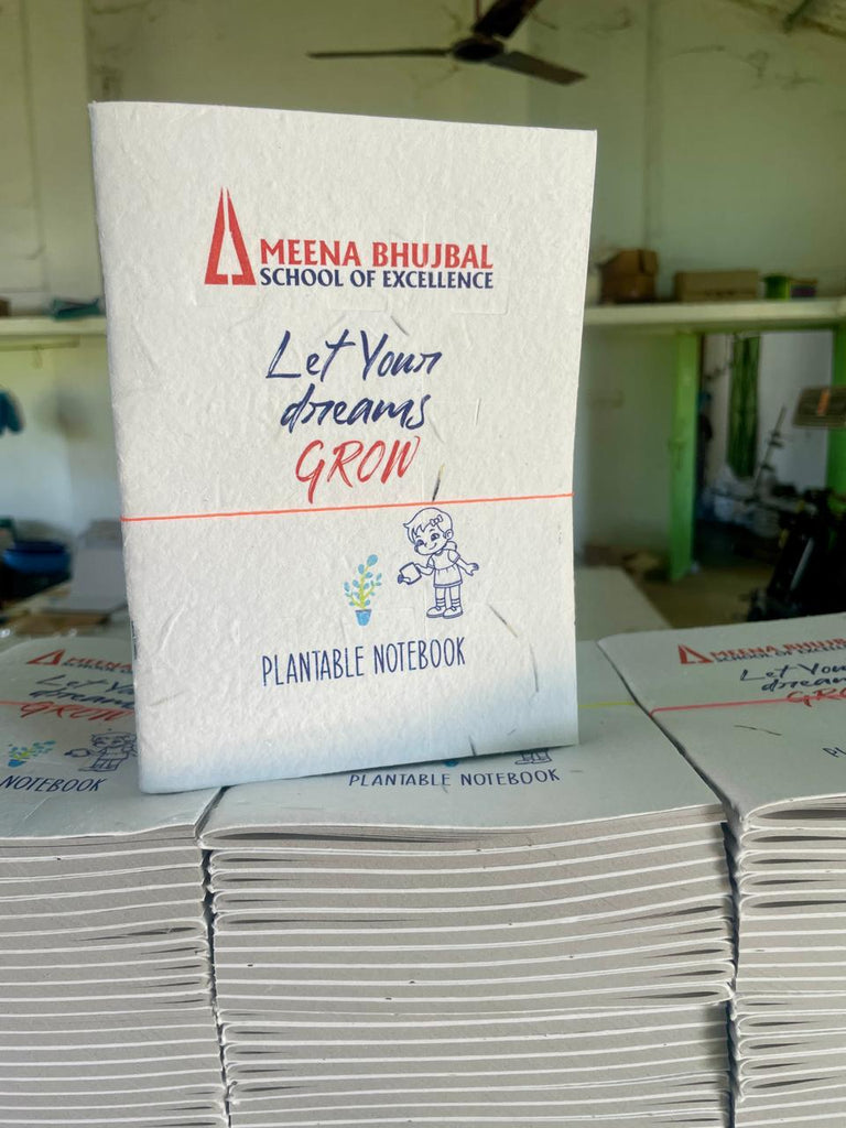 400 Plantable Seed Paper Notebooks Dispatched | Reign Green – seedballs