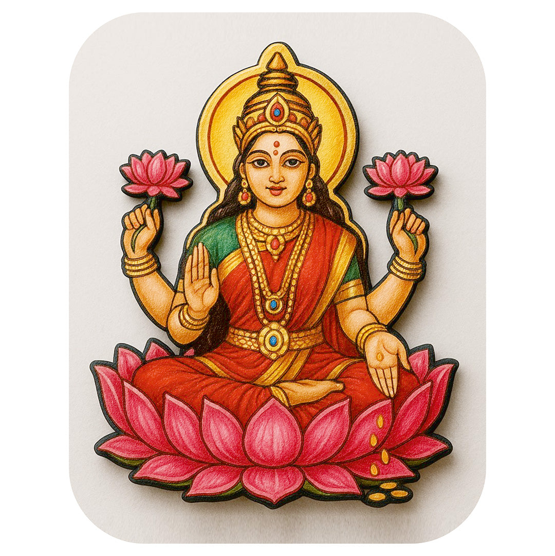 Mahalakshmi Fridge Magnets for Return Gifts | Divine Blessings Décor ...