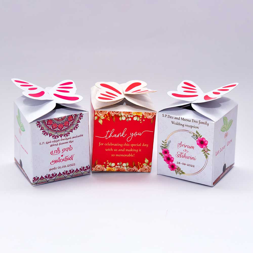 Custom Butterfly Box with 3 seedballs