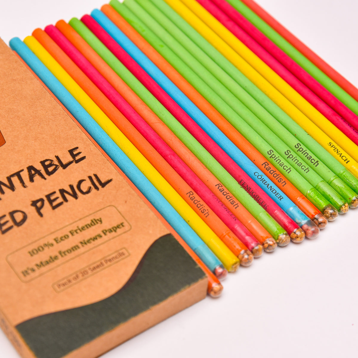 Plantable Seed Pencils – Eco-Friendly Handmade Pencils with Herb, Flow ...